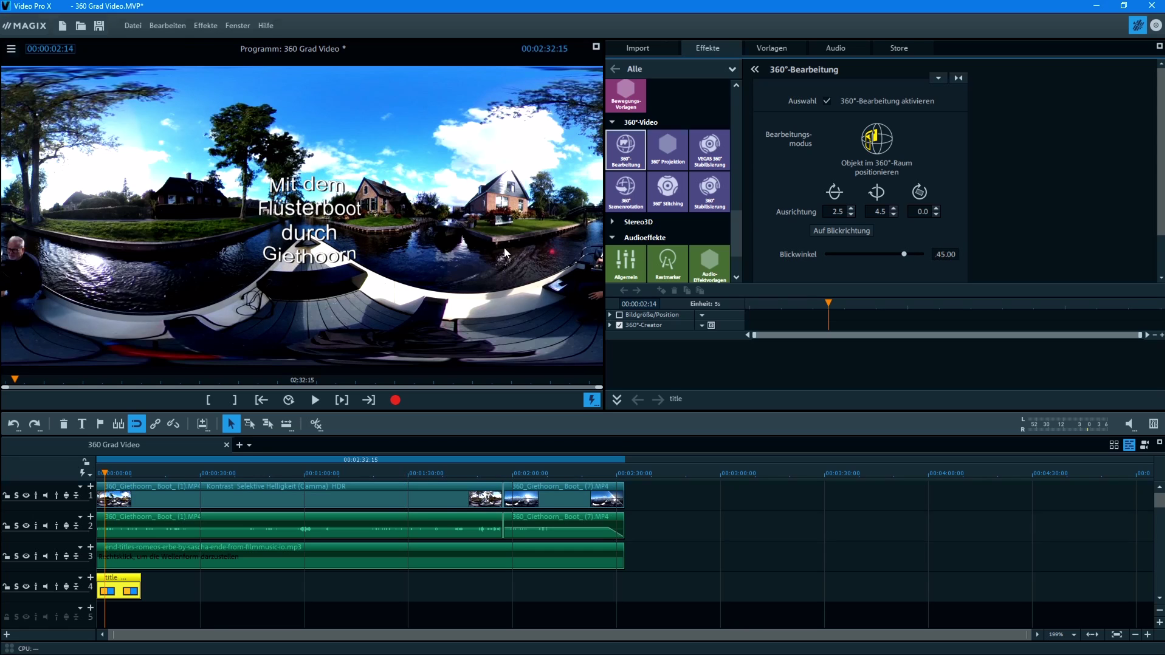 Video-Lernkurs MAGIX Video deluxe / Pro X - Volume 8