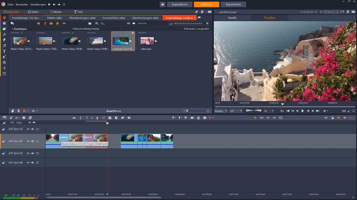 Video-Lernkurs Pinnacle Studio 26 - Volume 1