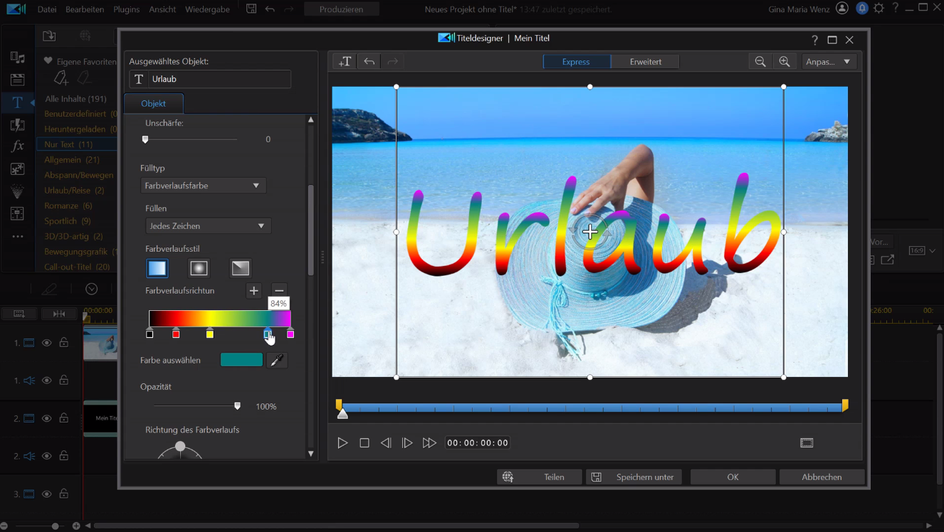 Video-Lernkurs CyberLink PowerDirector 21/365 - Volume 1