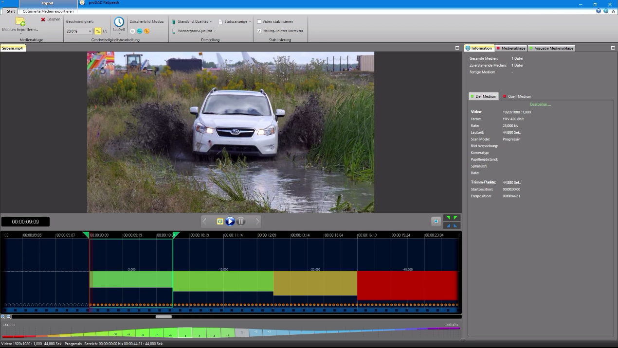 MAGIX und proDAD Mercalli V6 - VitaScene V5 - ReSpeedr