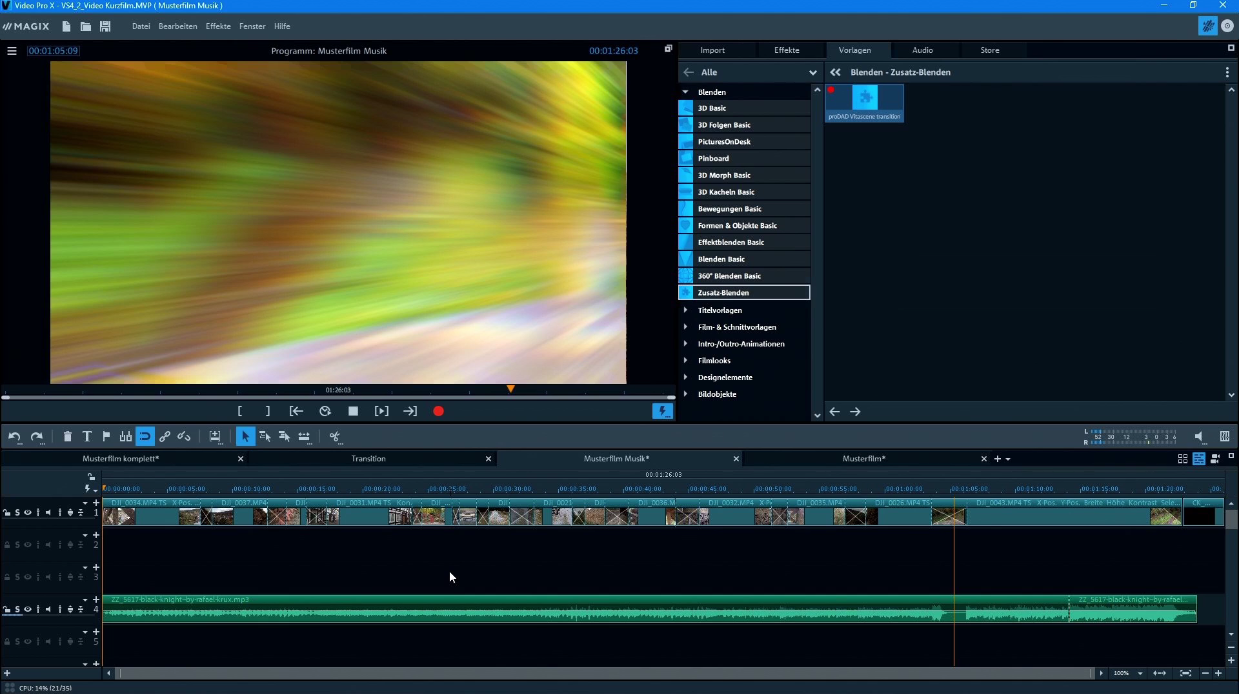 MAGIX und proDAD Mercalli V6 - VitaScene V5 - ReSpeedr