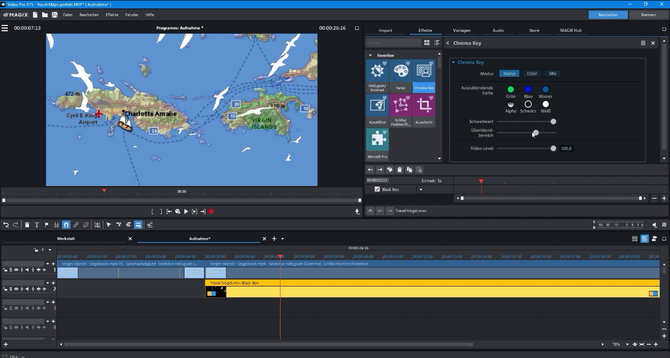 MAGIX Travel Maps in Action